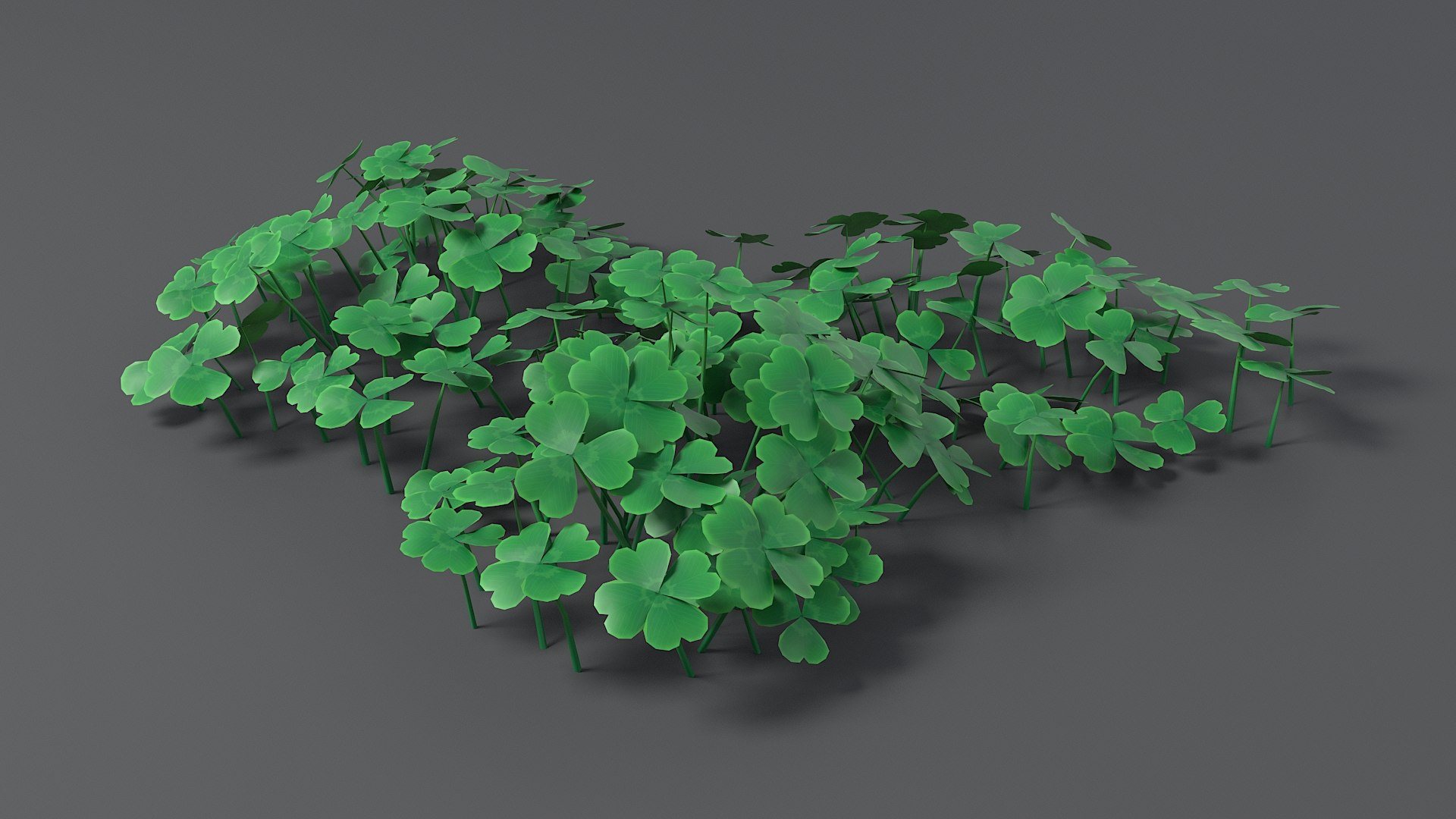 3D Cartoon Clover 11 Model - TurboSquid 2043184