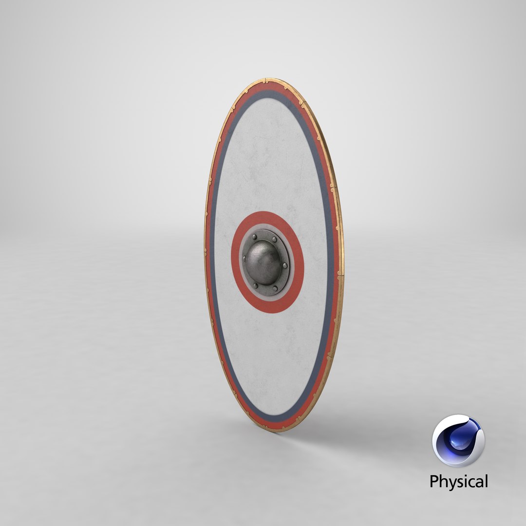 Roman Round Shield 02 3D - TurboSquid 2187804