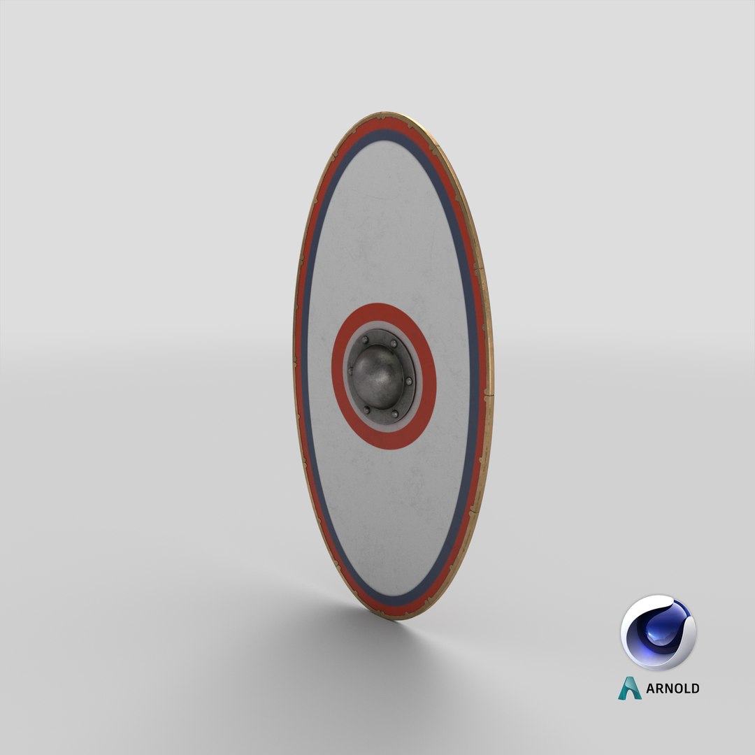 Roman Round Shield 02 3D - TurboSquid 2187804