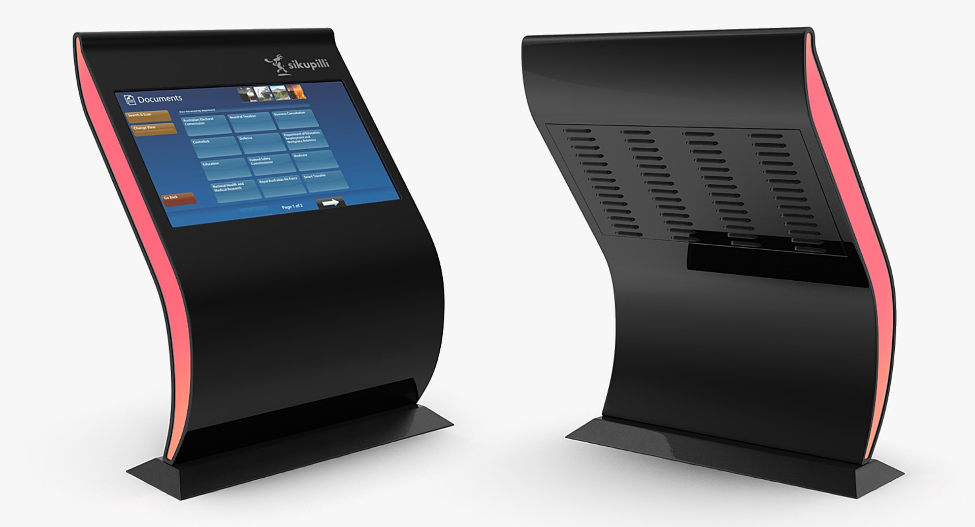 Promotional Interactive Information Kiosk Model - TurboSquid 1215691