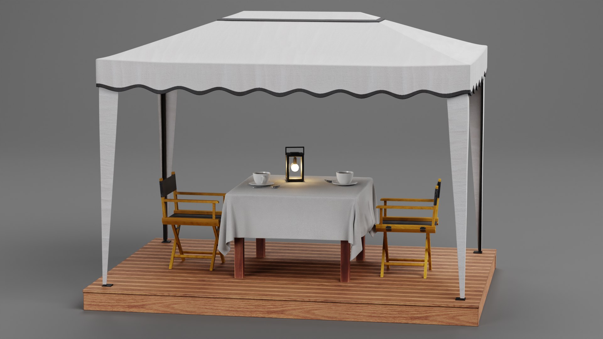 3D Gazebo Setup 16 - TurboSquid 2061910