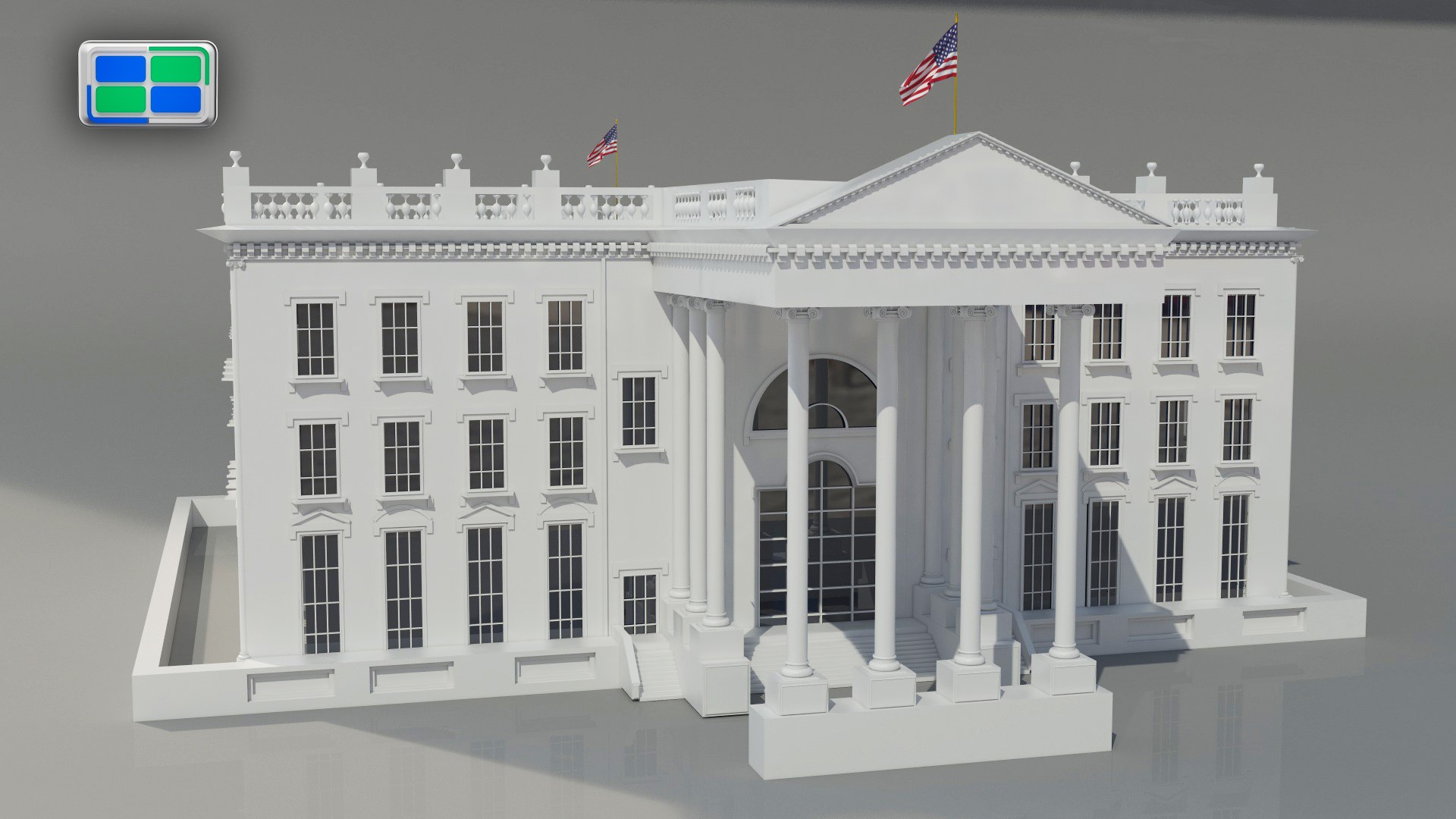 3d Model White House