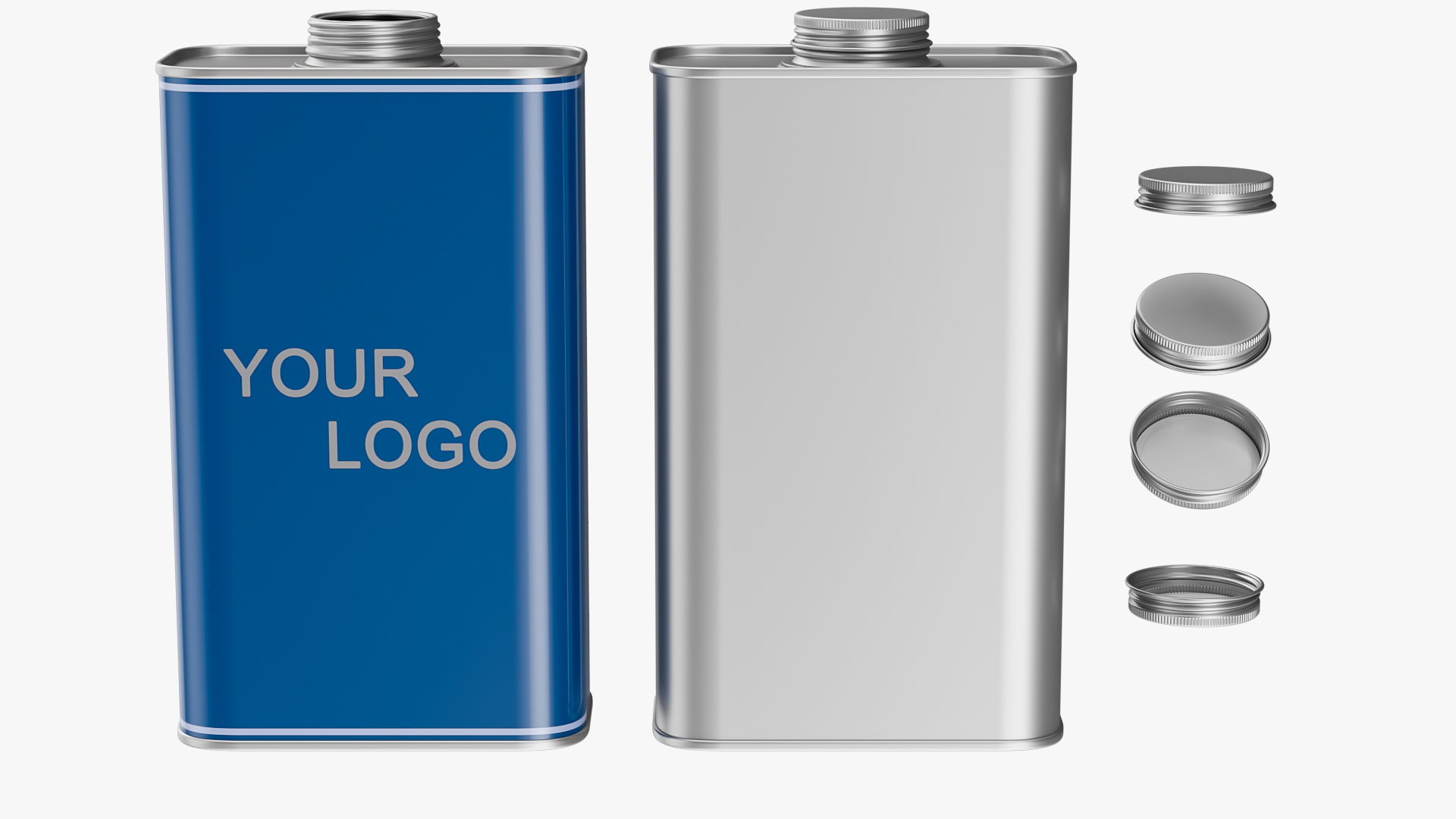 Rectangular Tins Collection 3D Model - TurboSquid 1890727