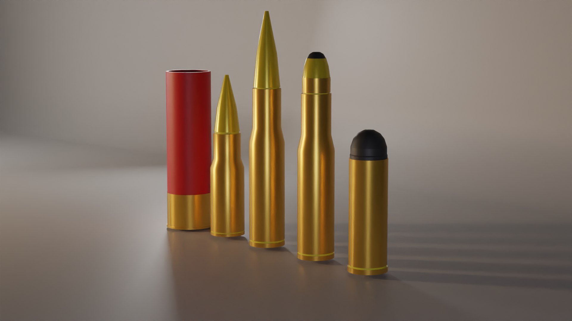3D Bullet Set - TurboSquid 2026021