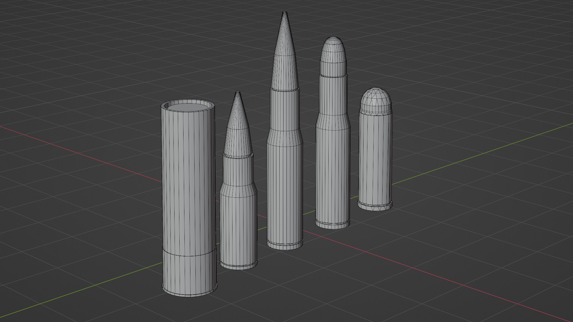 3D Bullet Set - TurboSquid 2026021