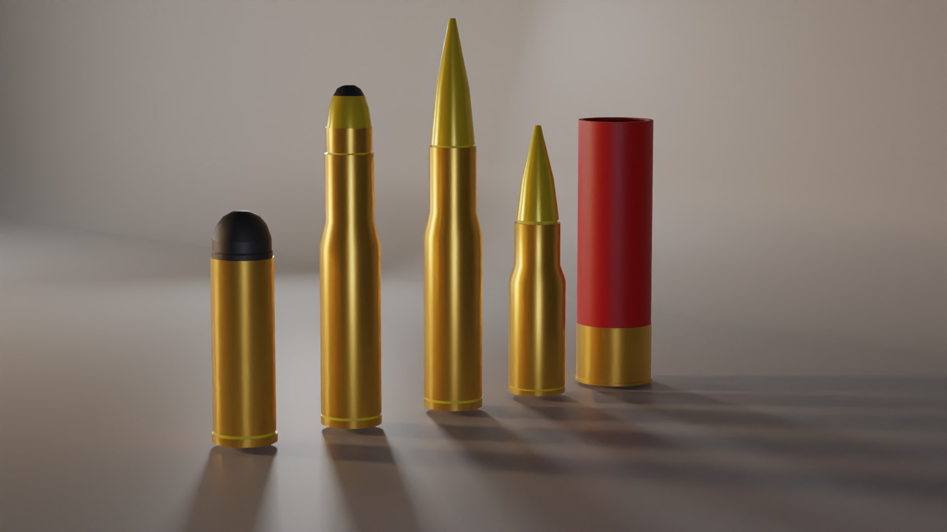 3D Bullet Set - TurboSquid 2026021
