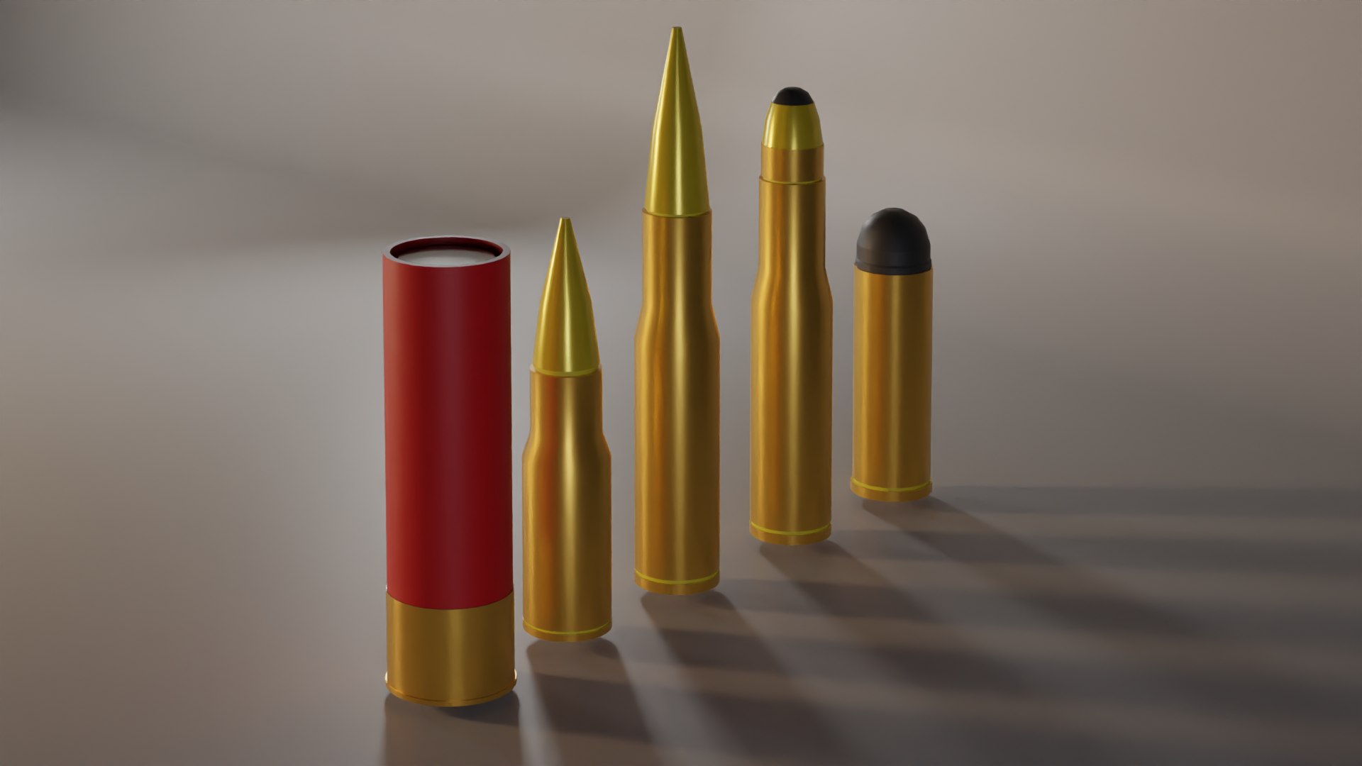 3D Bullet Set - TurboSquid 2026021
