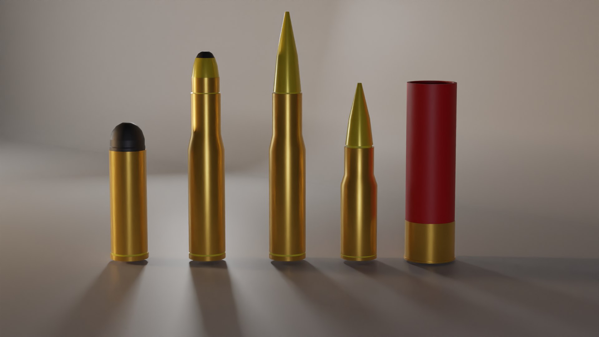 3D Bullet Set - TurboSquid 2026021