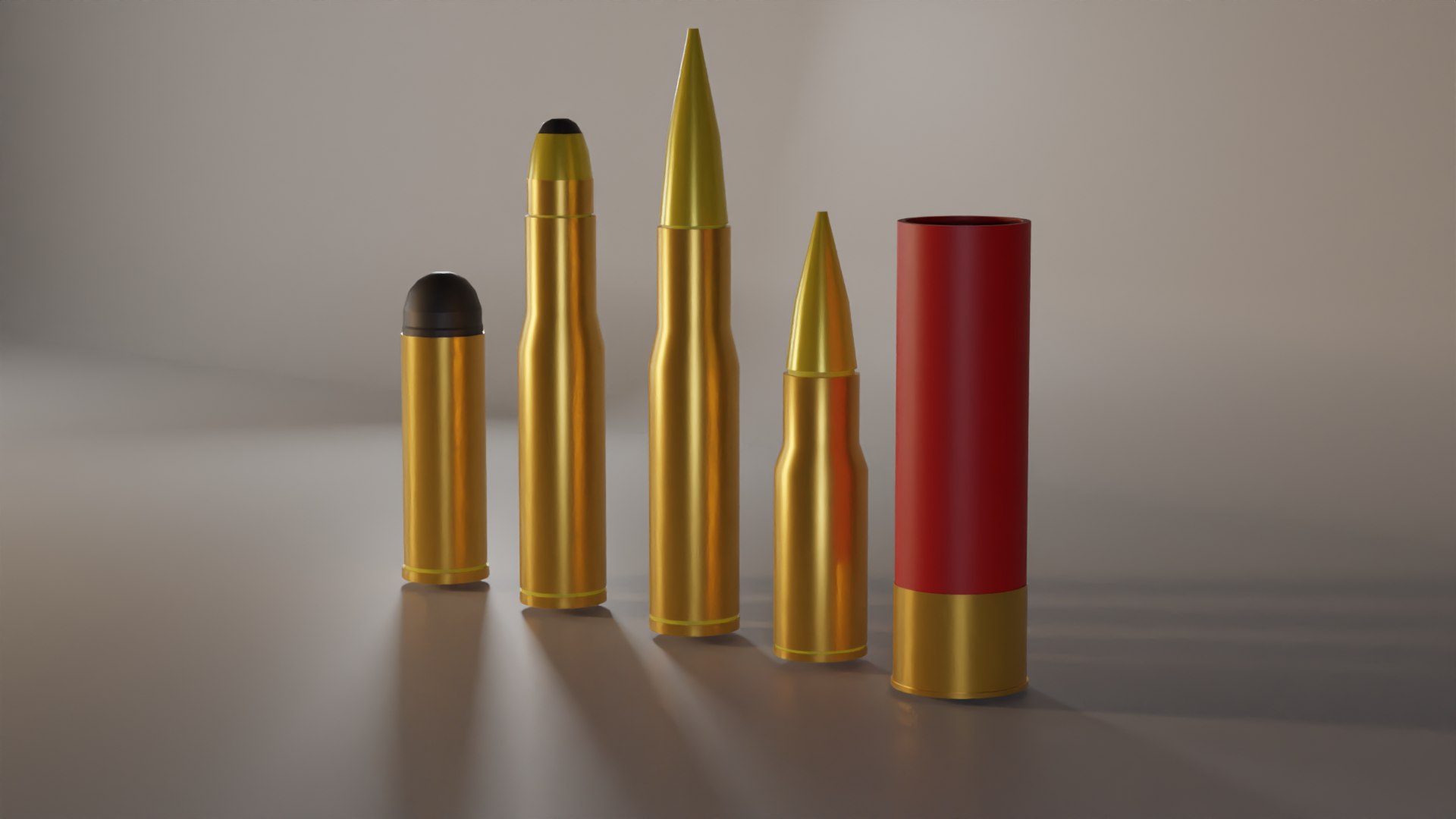3D Bullet Set - TurboSquid 2026021