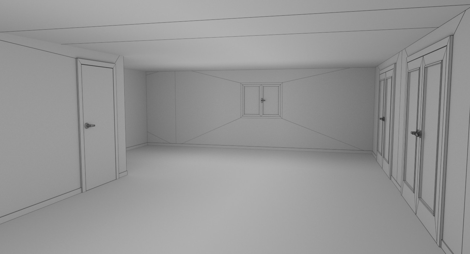 Modern Building Interior 3d Model