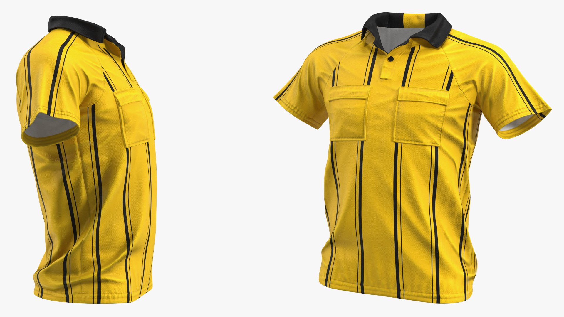 Referee Shirt 3D Model - TurboSquid 2228419