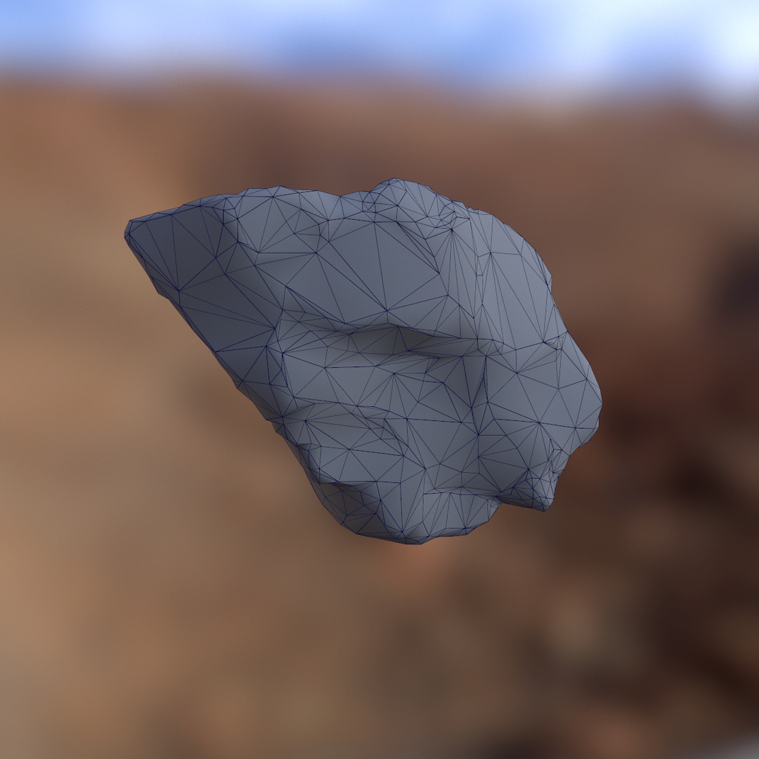 rock unity3d 3d model