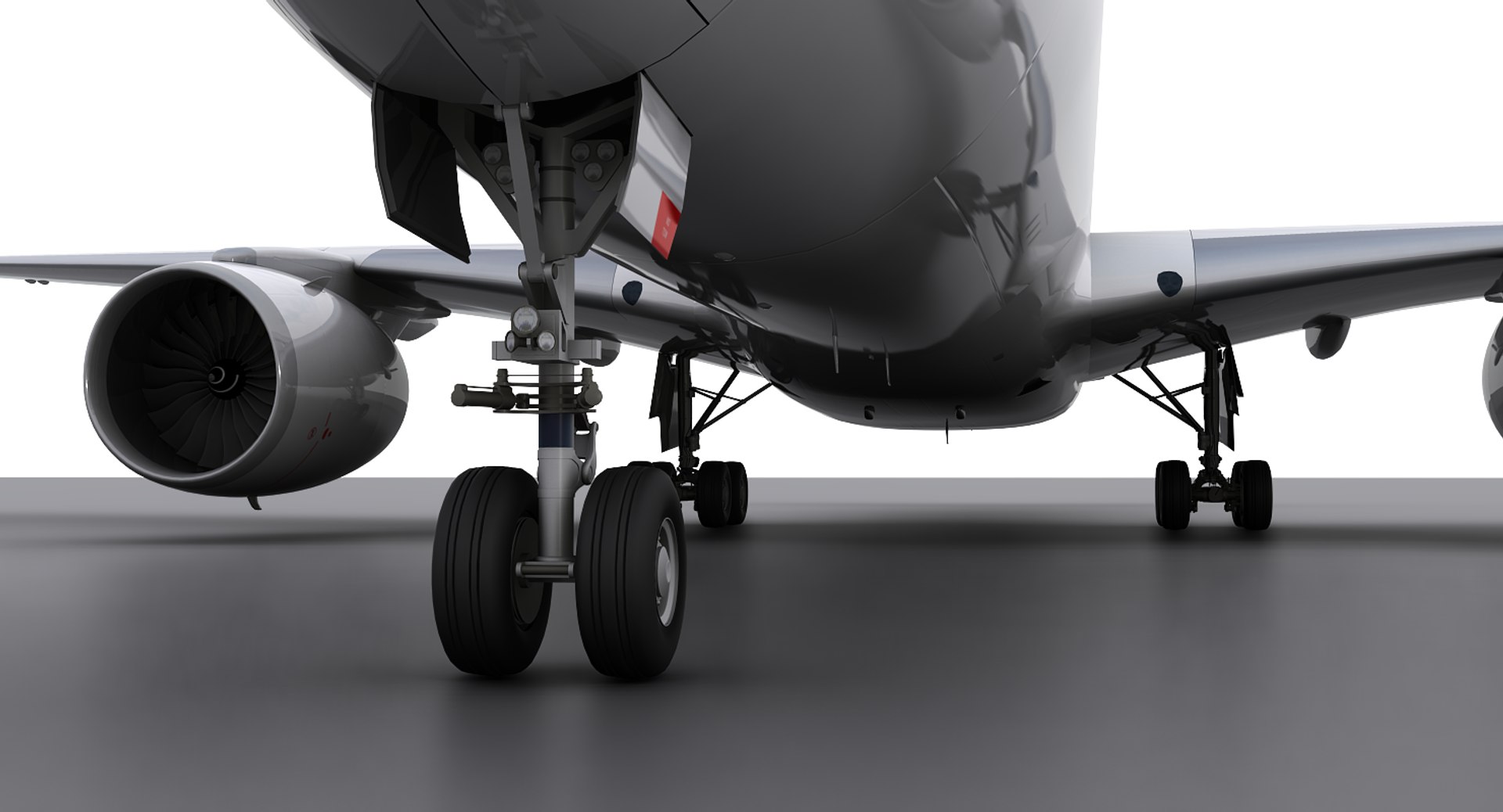 3d A350-900 Generic Model