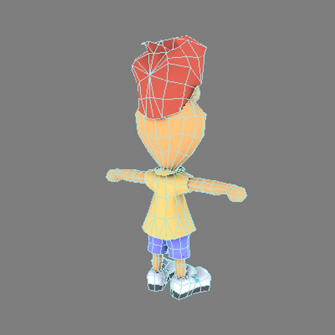 Boy Character Sinan 3d Model