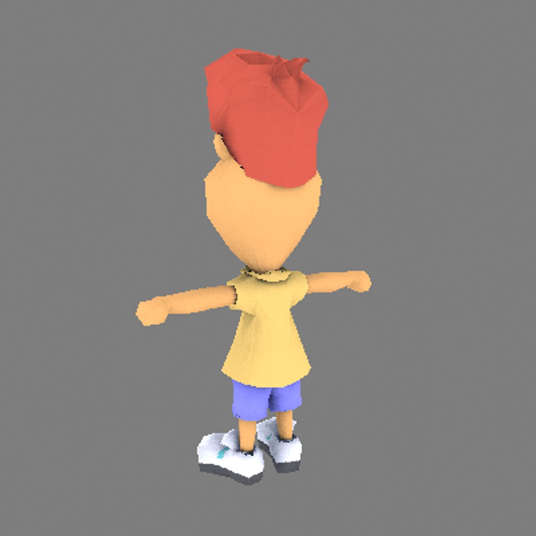 Boy Character Sinan 3d Model