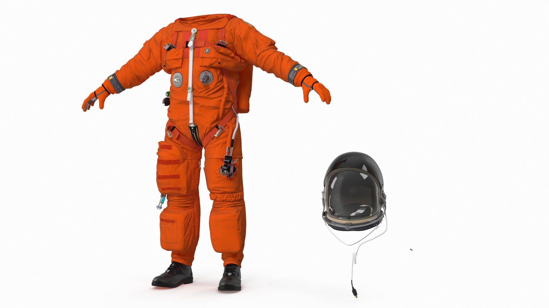 Advanced Crew Escape Suit Fur 3D Model - TurboSquid 2217083