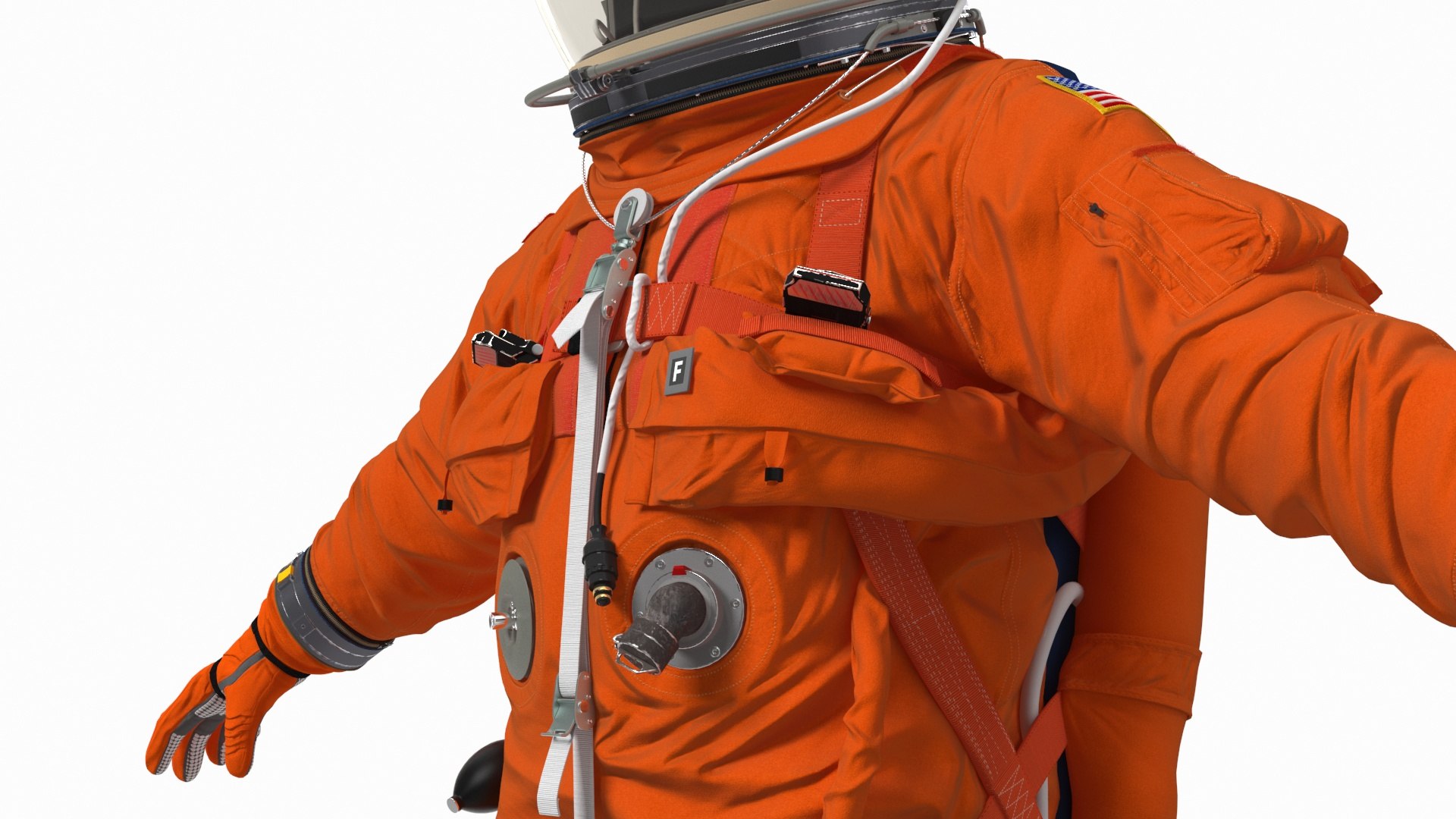 Advanced Crew Escape Suit Fur 3D Model - TurboSquid 2217083