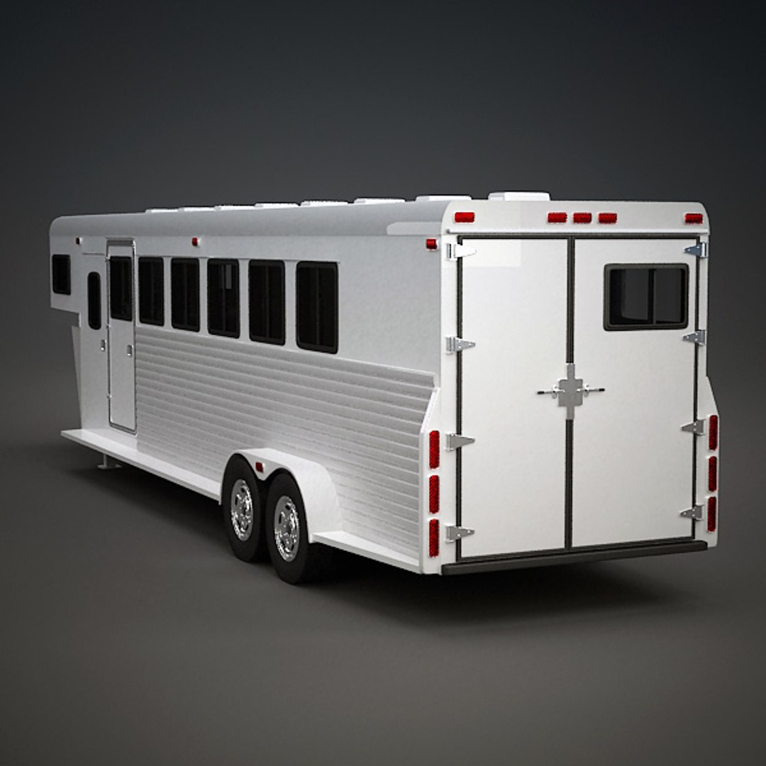 Horse Trailer 3d Model