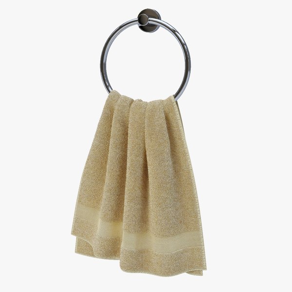 modelo 3d toalla colgando 02 - TurboSquid 1038122