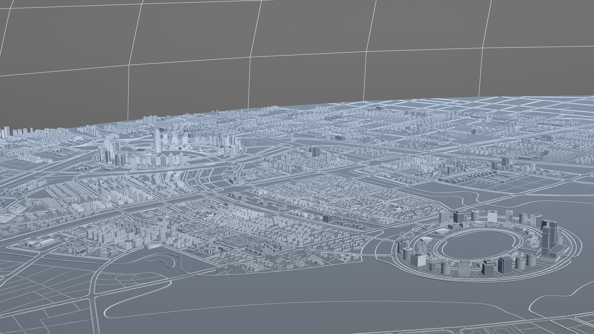 City Architecture Cityscape 3D Model - TurboSquid 1656992