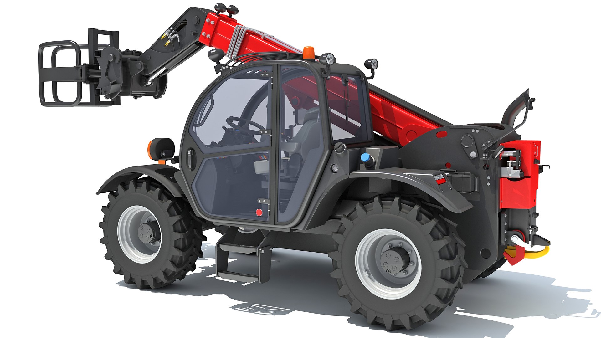 Telescopic Handler Telehandler Forklift 3D Model - TurboSquid 2272532