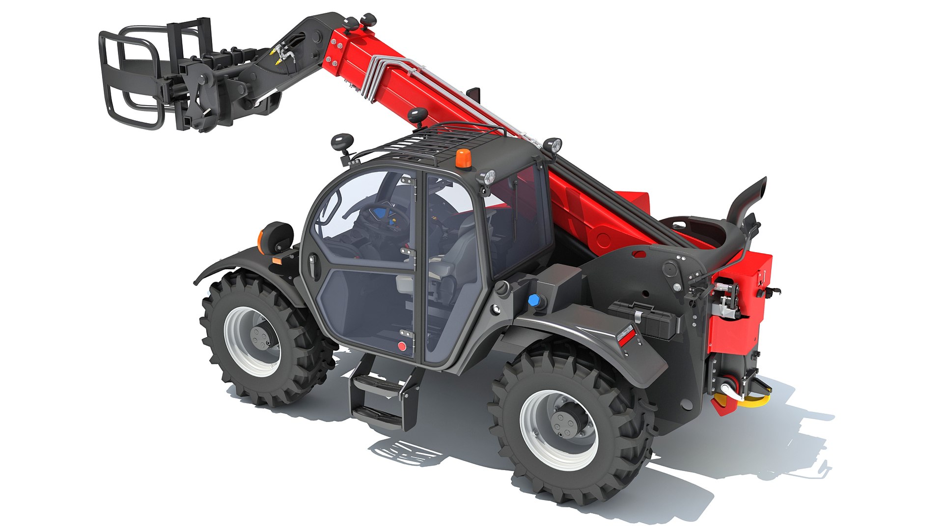 Telescopic Handler Telehandler Forklift 3D Model - TurboSquid 2272532