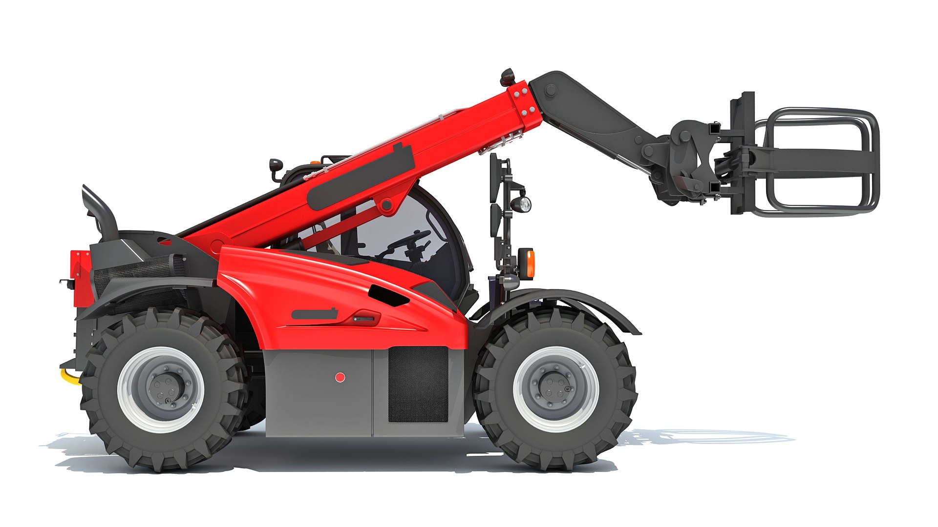 Telescopic Handler Telehandler Forklift 3D Model - TurboSquid 2272532