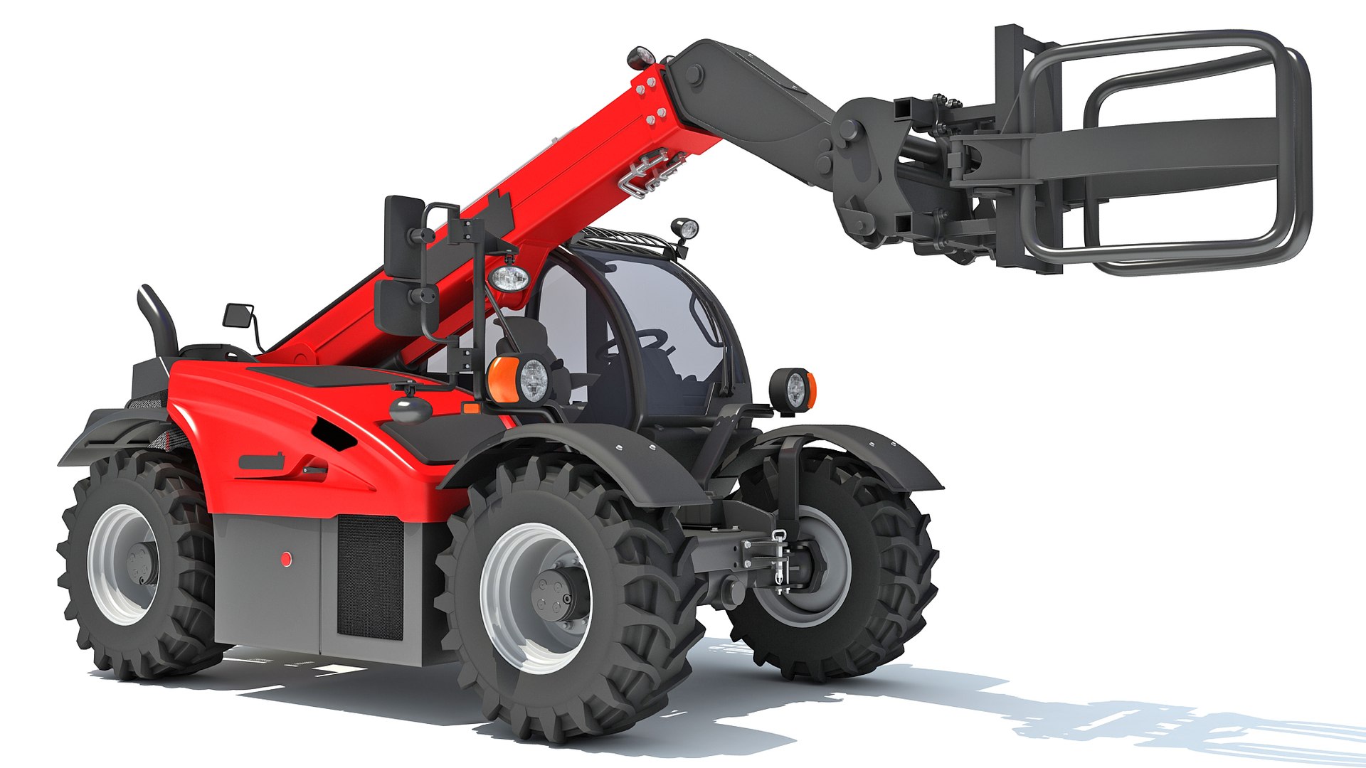 Telescopic Handler Telehandler Forklift 3D Model - TurboSquid 2272532