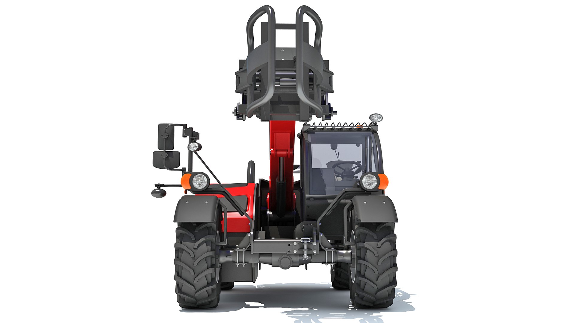 Telescopic Handler Telehandler Forklift 3D Model - TurboSquid 2272532