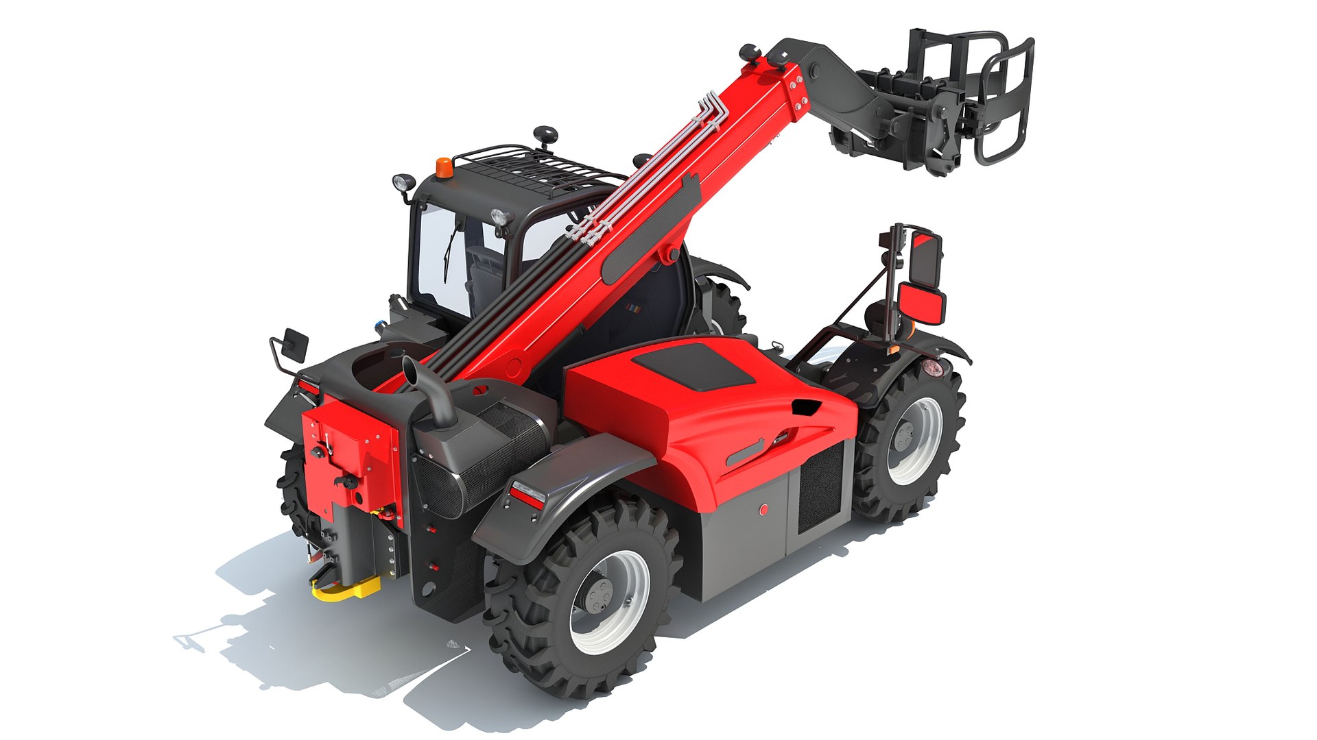 Telescopic Handler Telehandler Forklift 3D Model - TurboSquid 2272532