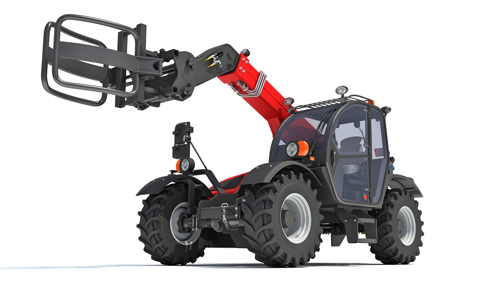 Telescopic Handler Telehandler Forklift 3D Model - TurboSquid 2272532