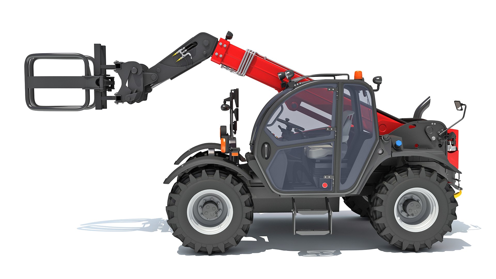 Telescopic Handler Telehandler Forklift 3D Model - TurboSquid 2272532