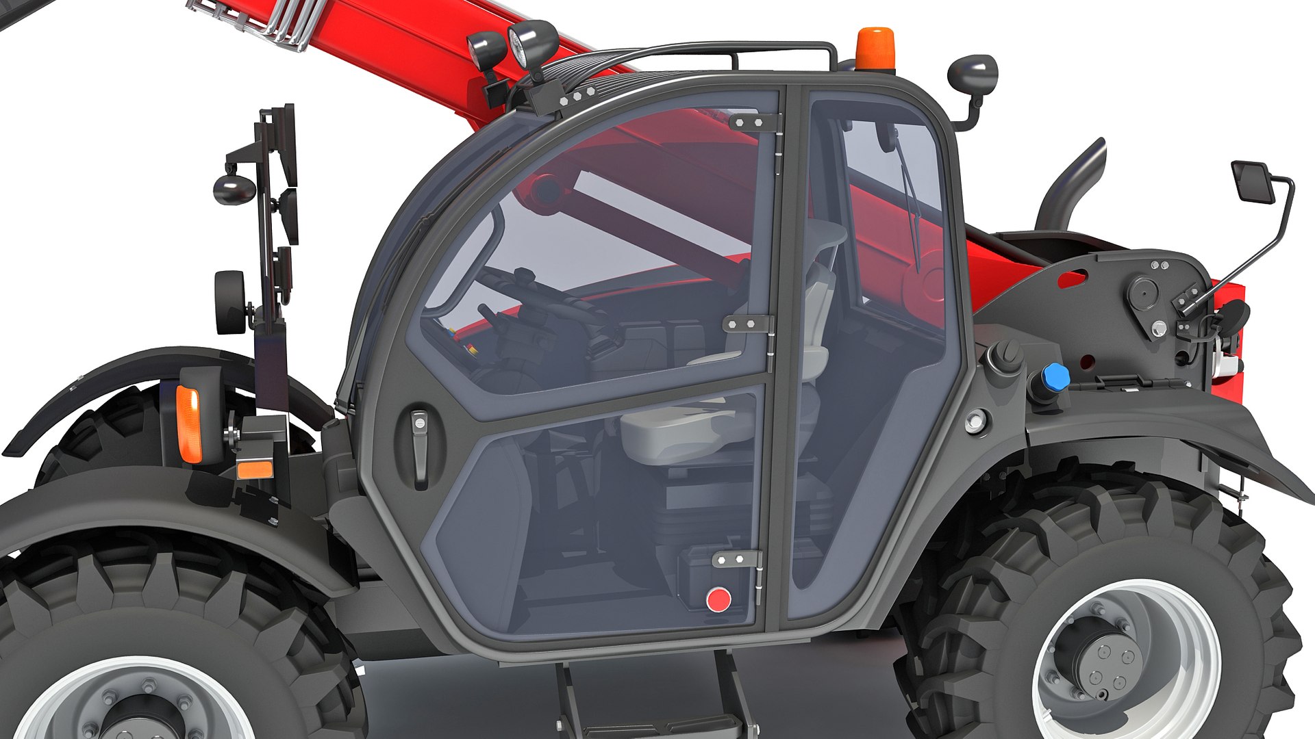 Telescopic Handler Telehandler Forklift 3D Model - TurboSquid 2272532