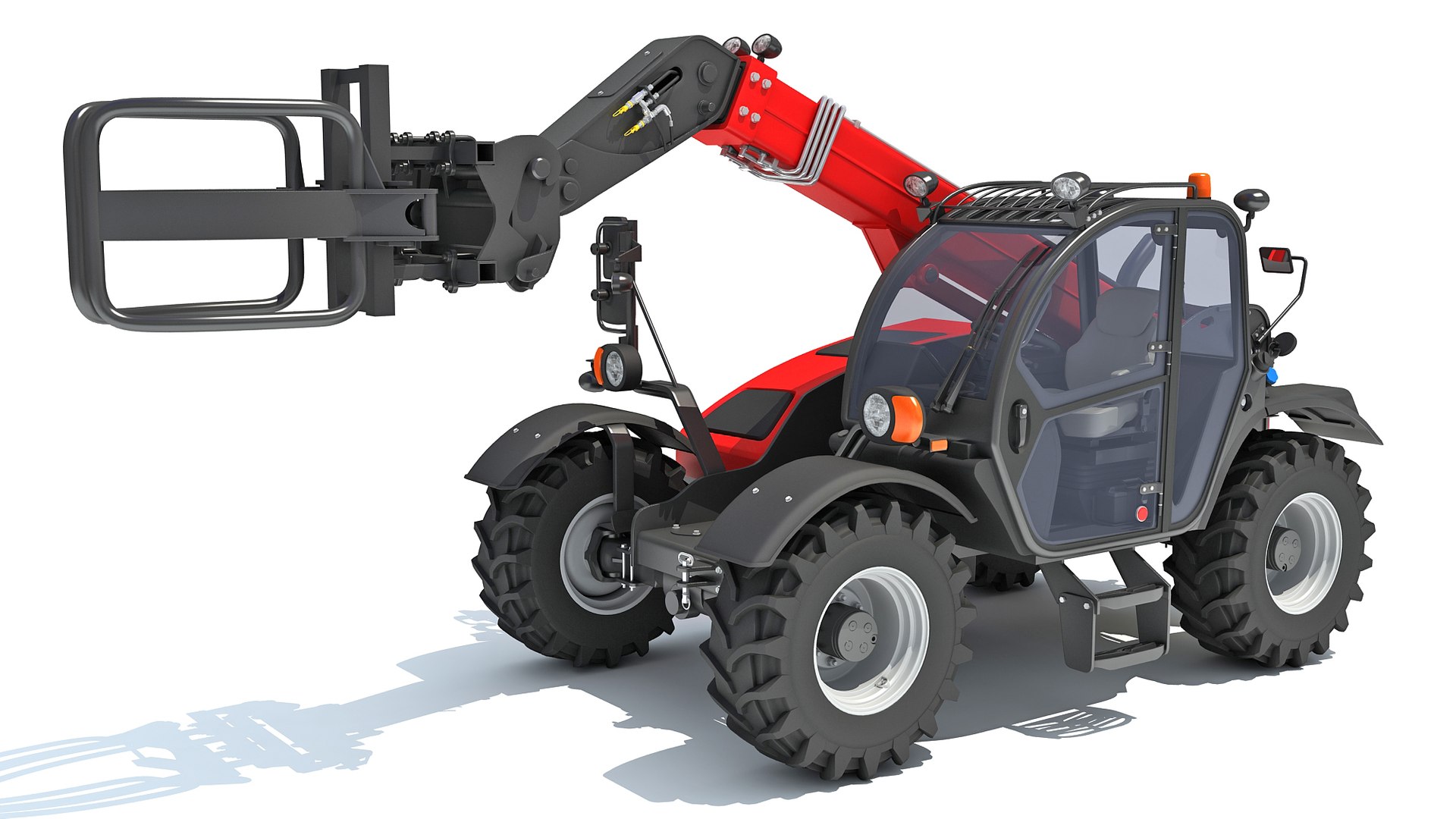 Telescopic Handler Telehandler Forklift 3D Model - TurboSquid 2272532
