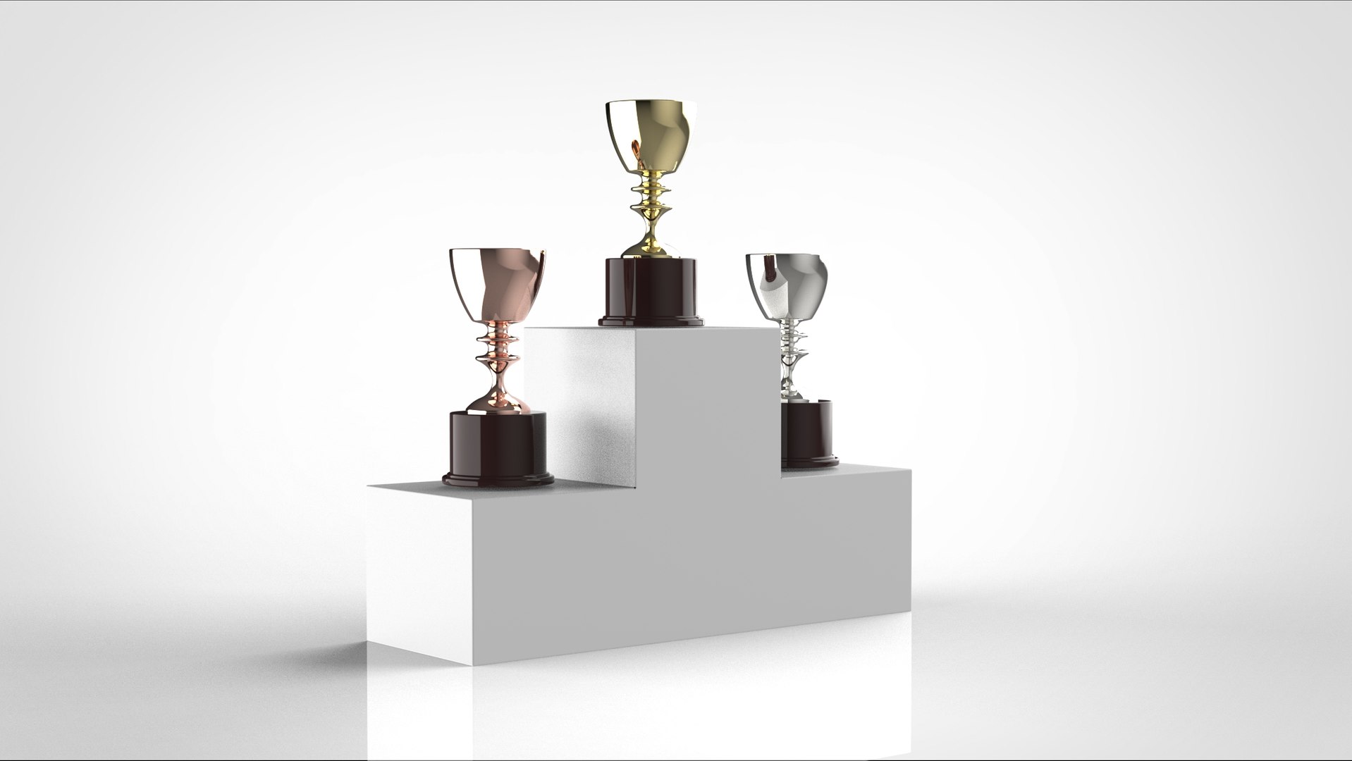 3D Trophy Podium - TurboSquid 1669655