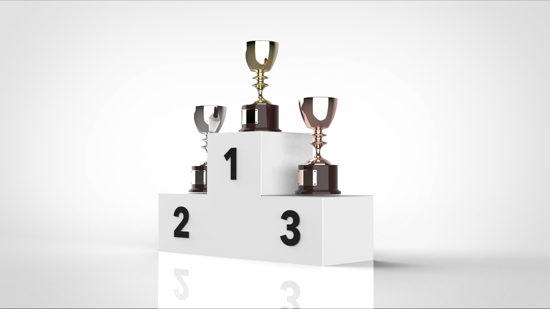 3D Trophy Podium - TurboSquid 1669655