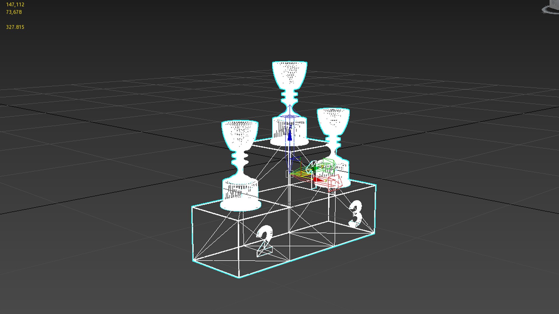 3D Trophy Podium - TurboSquid 1669655