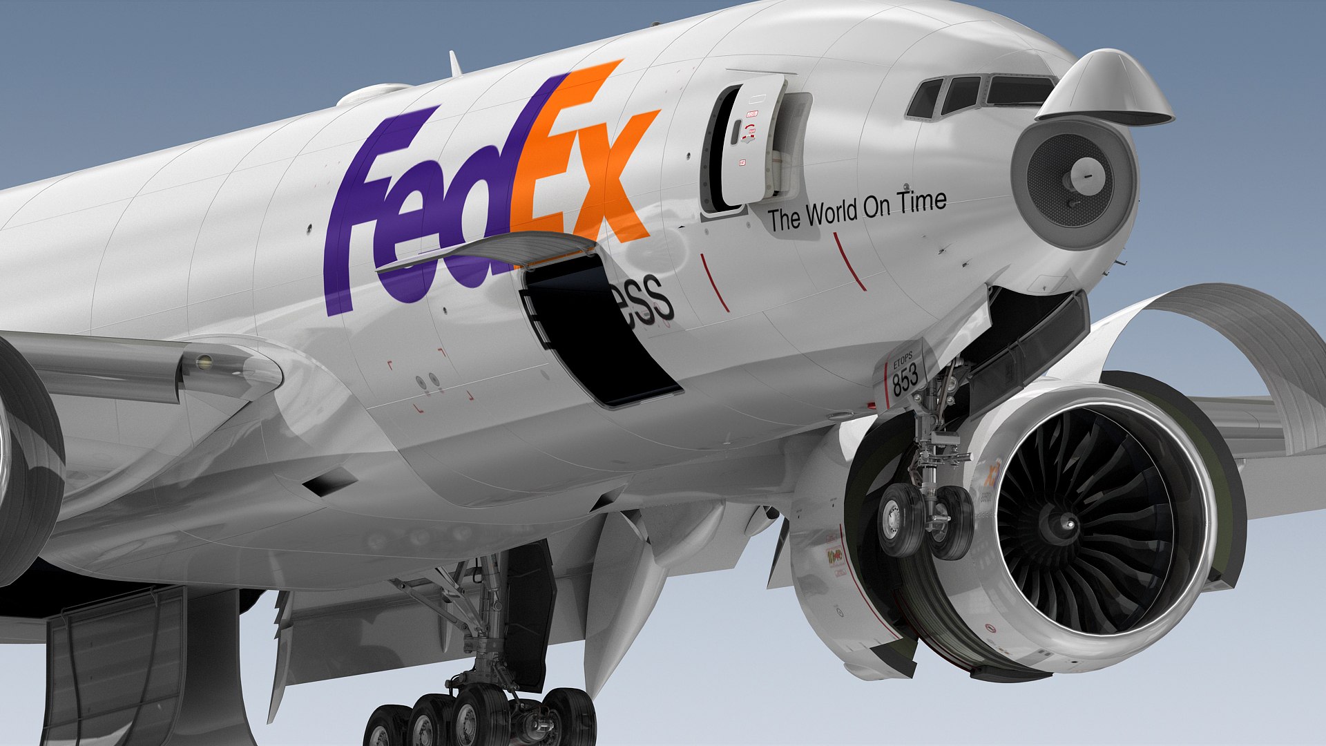 3D model Boeing 777-F FedEx - TurboSquid 2169888