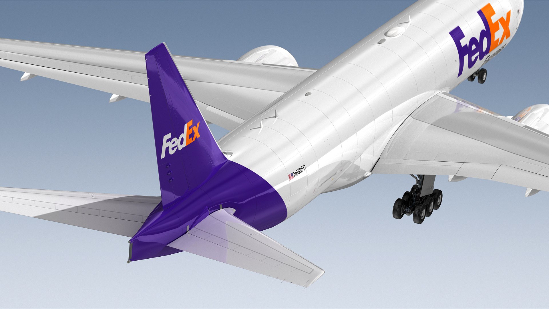 3D model Boeing 777-F FedEx - TurboSquid 2169888