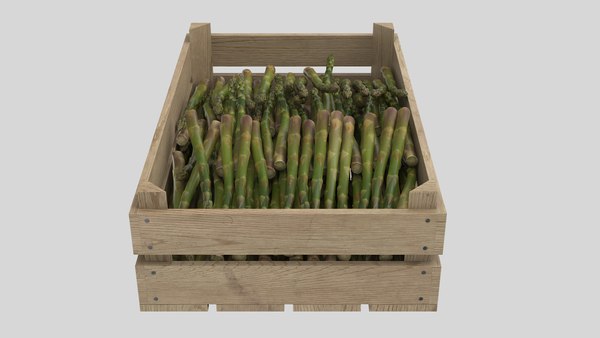 Asparagus Crate 3D - TurboSquid 1993196