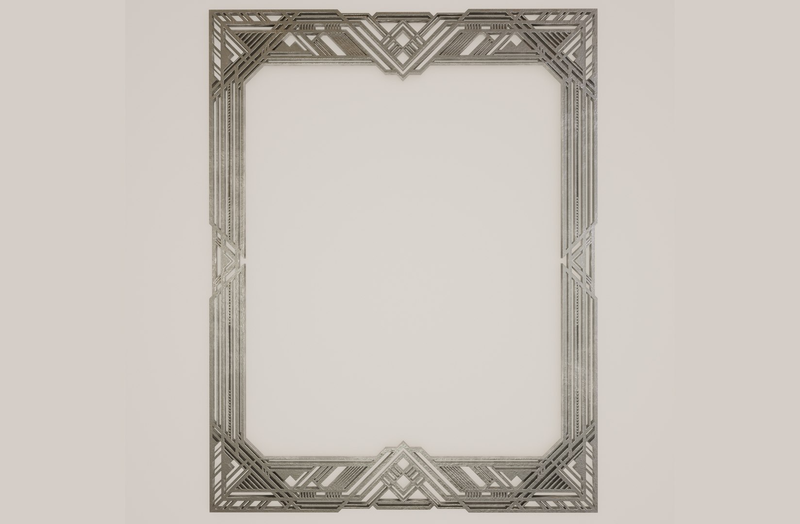 3D Rectangular Art Deco Style Framework Model - TurboSquid 2174051