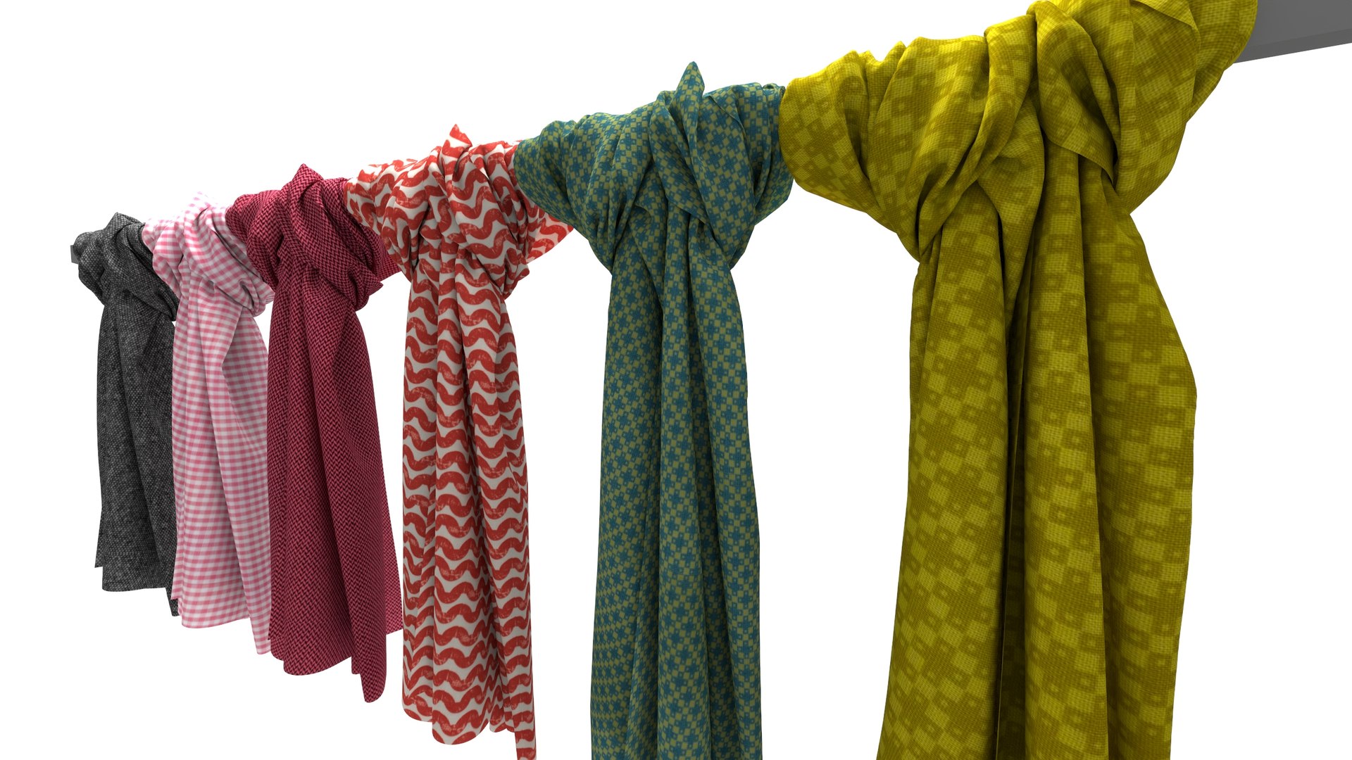 Womens shawl 3D - TurboSquid 2035635