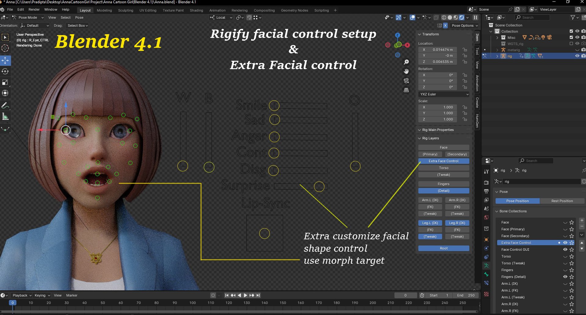 3D Andy And Anna Cartoon Rig - TurboSquid 2277876