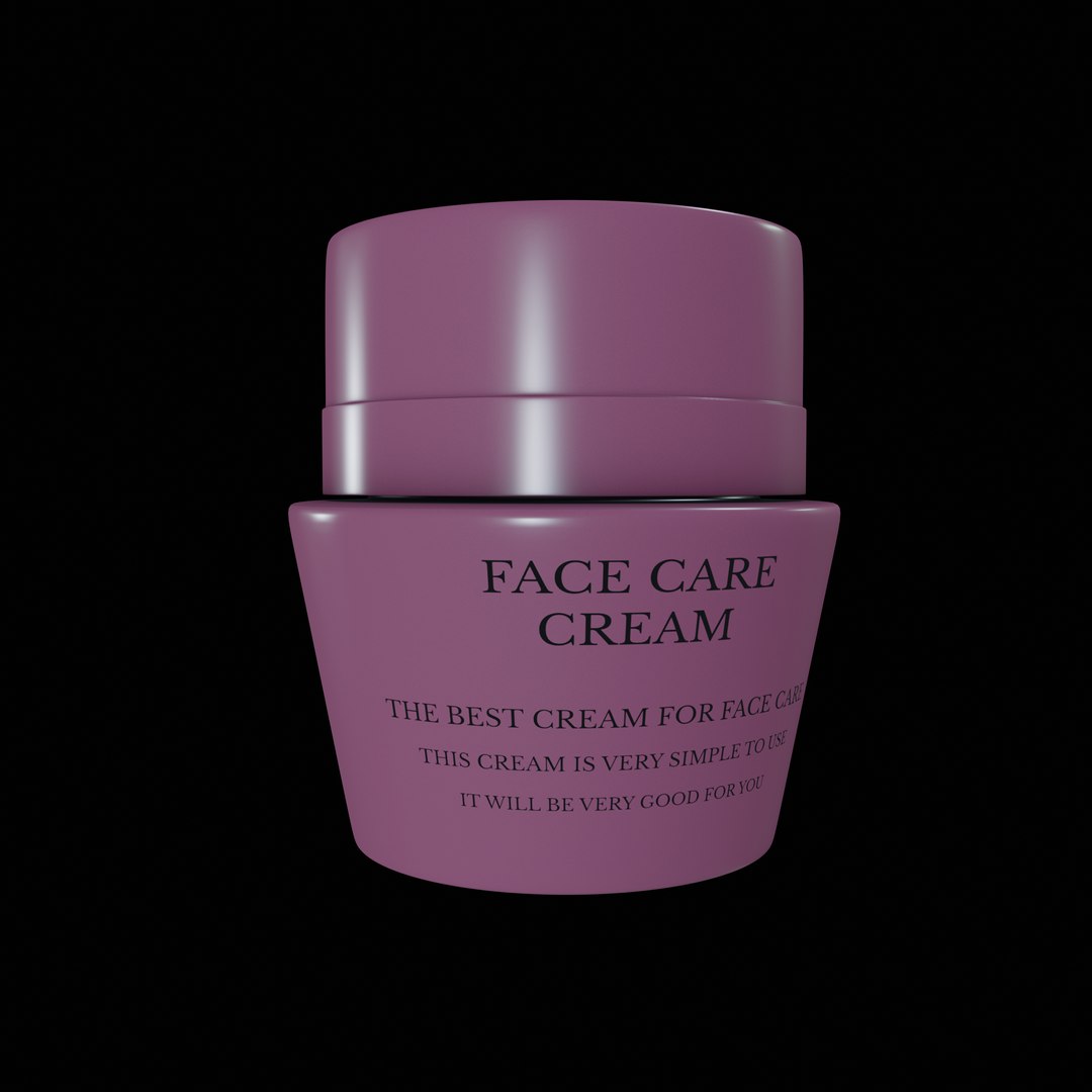 3D Model Face Creams-Face Cream-PBR 3D Model - TurboSquid 2331335