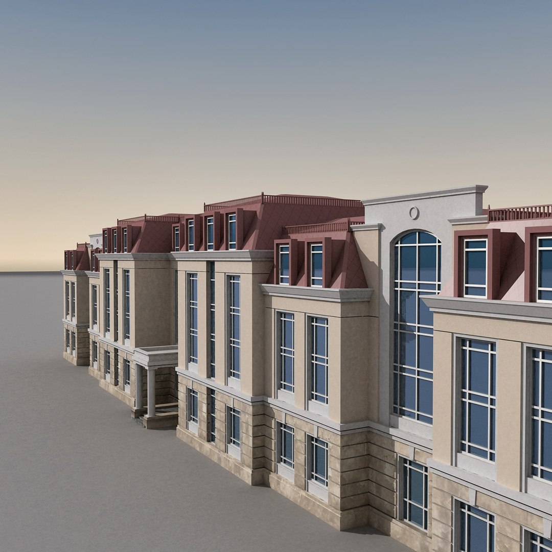 3d European Building Europe