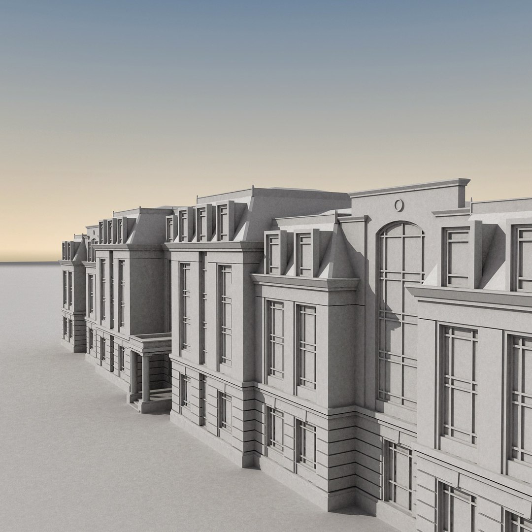 3d European Building Europe