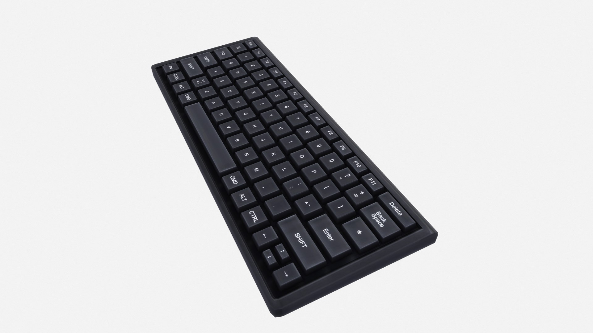 Computer Keyboard Keys 3d Model