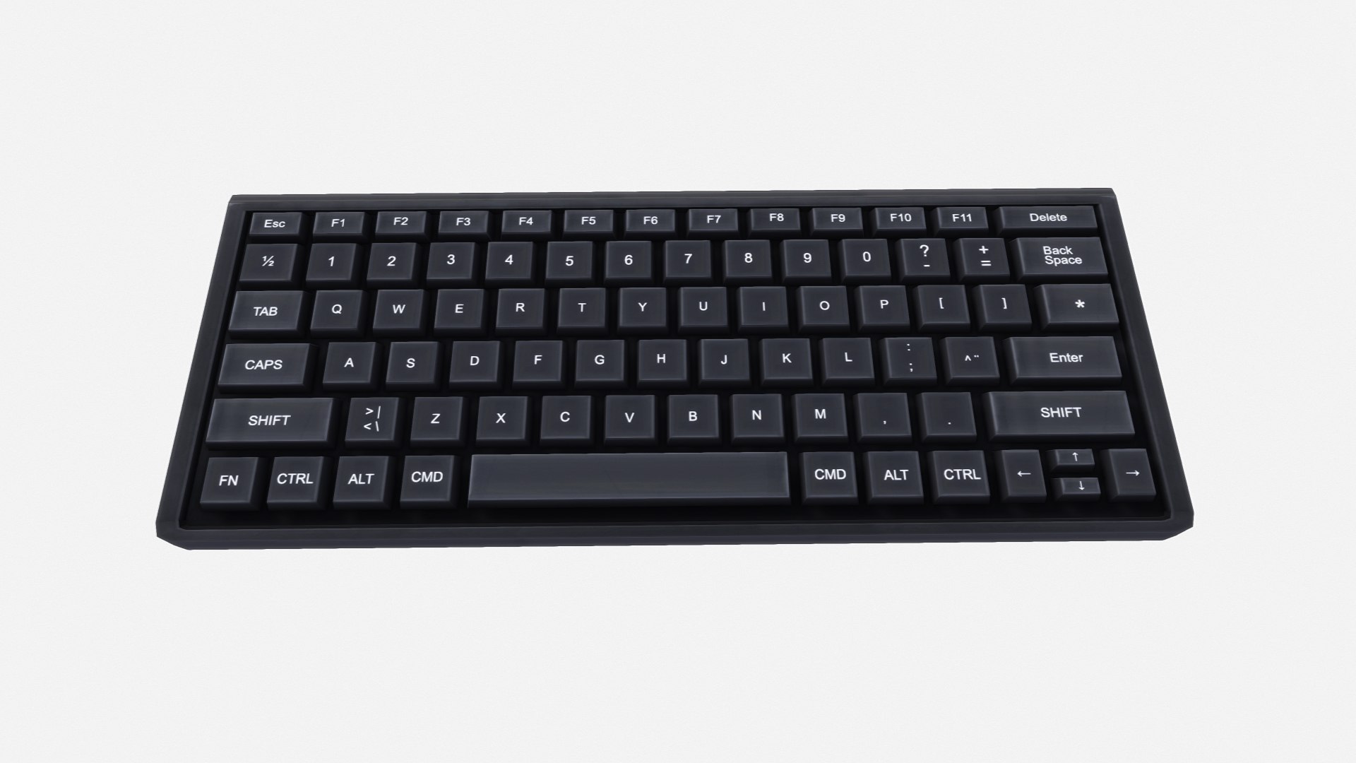 Computer Keyboard Keys 3d Model