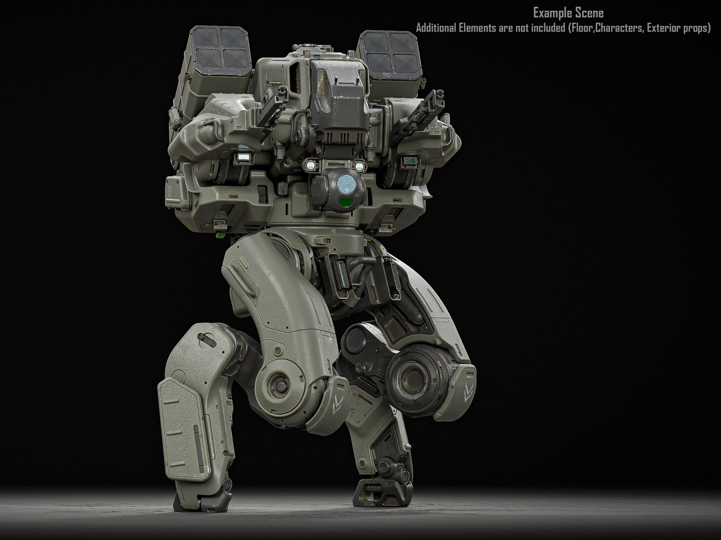 Warrior Mech 3D Model - TurboSquid 2231620