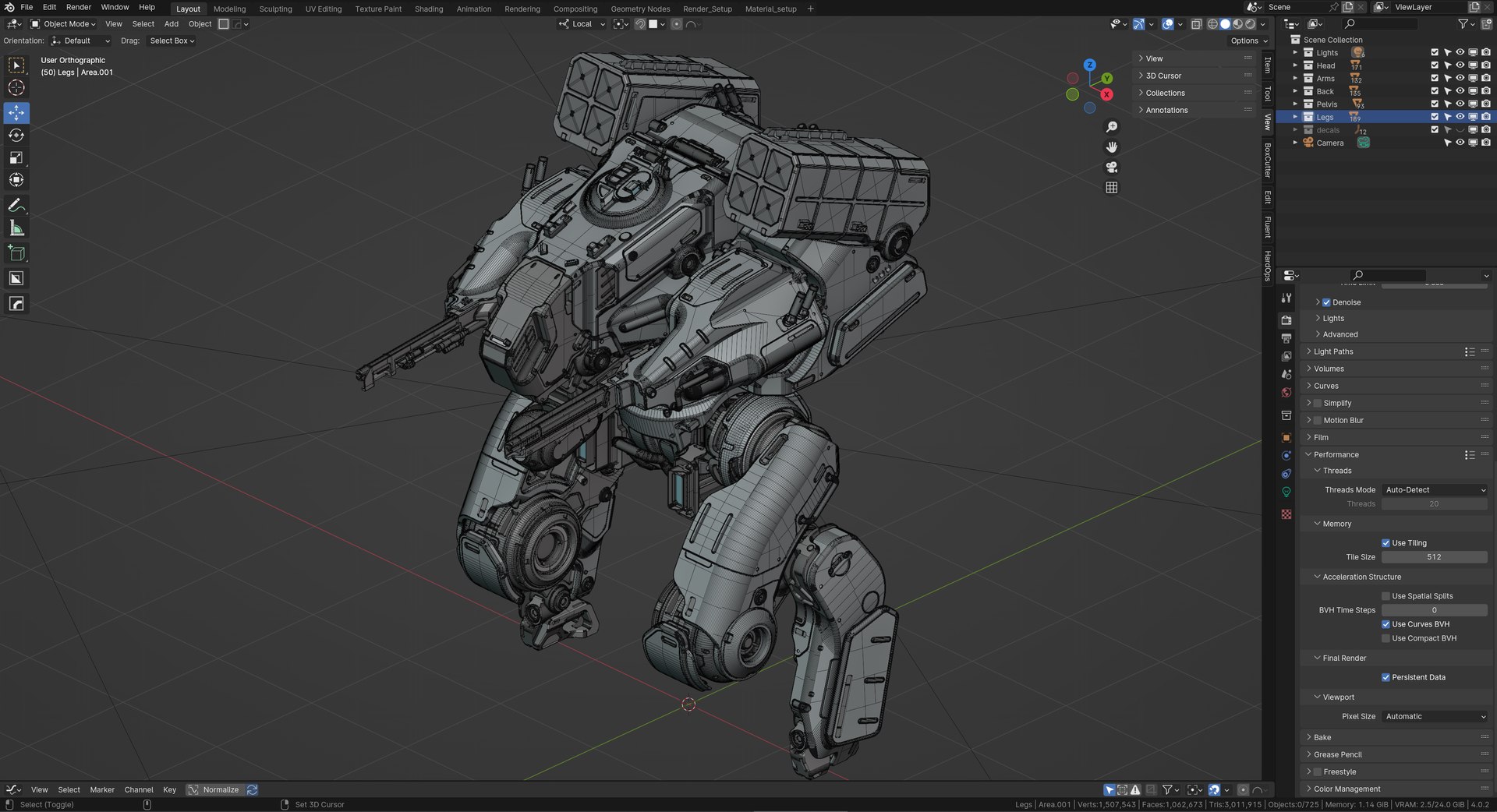 Warrior Mech 3D Model - TurboSquid 2231620